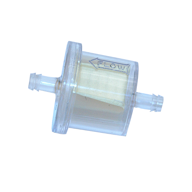 Universal Multi-Fit Clear In-Line Fuel Filter 1/4" High Flow 30 Micron